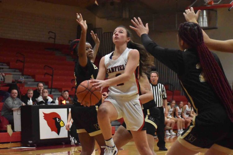 Cardinals move on: Canfield dispatches Harding 53-18 behind Alyssa Dill ...